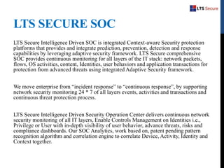 Intelligence driven SOC as a Service | PPTX