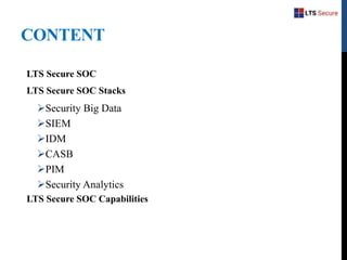 LTS Secure SOC as a Service | PPTX