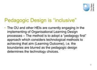 Technology Enhanced Learning Design Briefing | PPTX