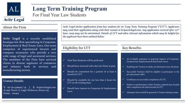 Long Term Training Program | PDF | Legal Services Industry | Industries