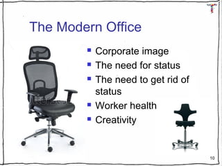The Chair: Politics, Sociology and how to sit on one | PPT