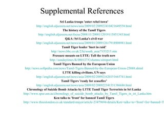LTTE | PPT | War and Conflicts