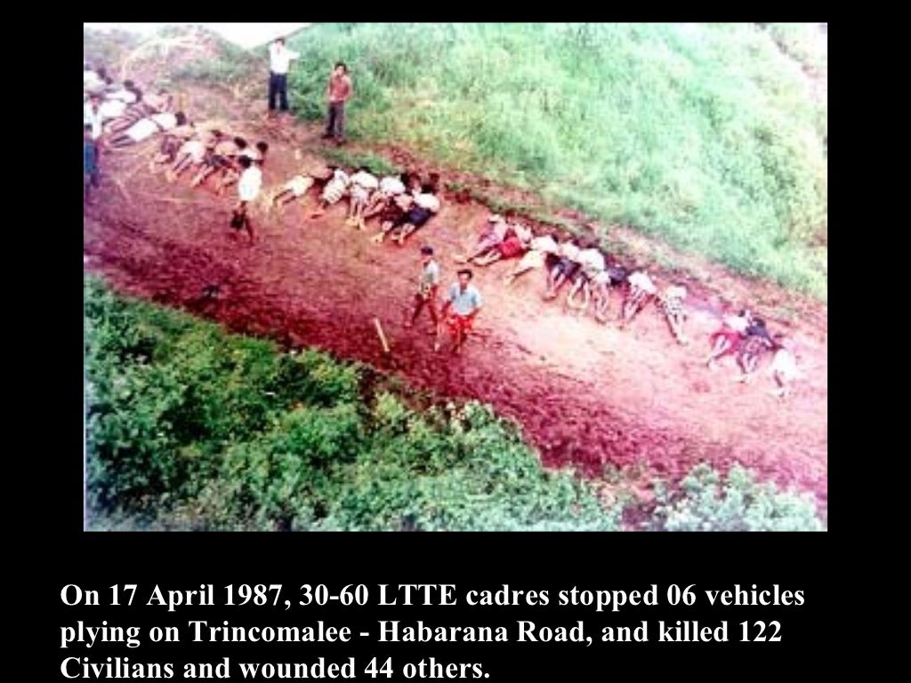 LTTE Terrorist Attacks in Sri Lanka