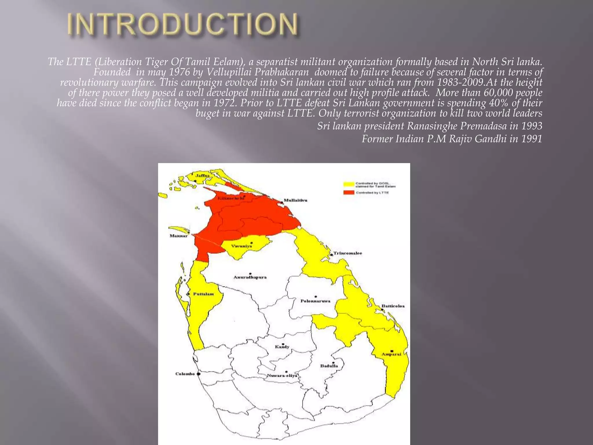 Ltte presentation by R M DILAWAR | PPTX