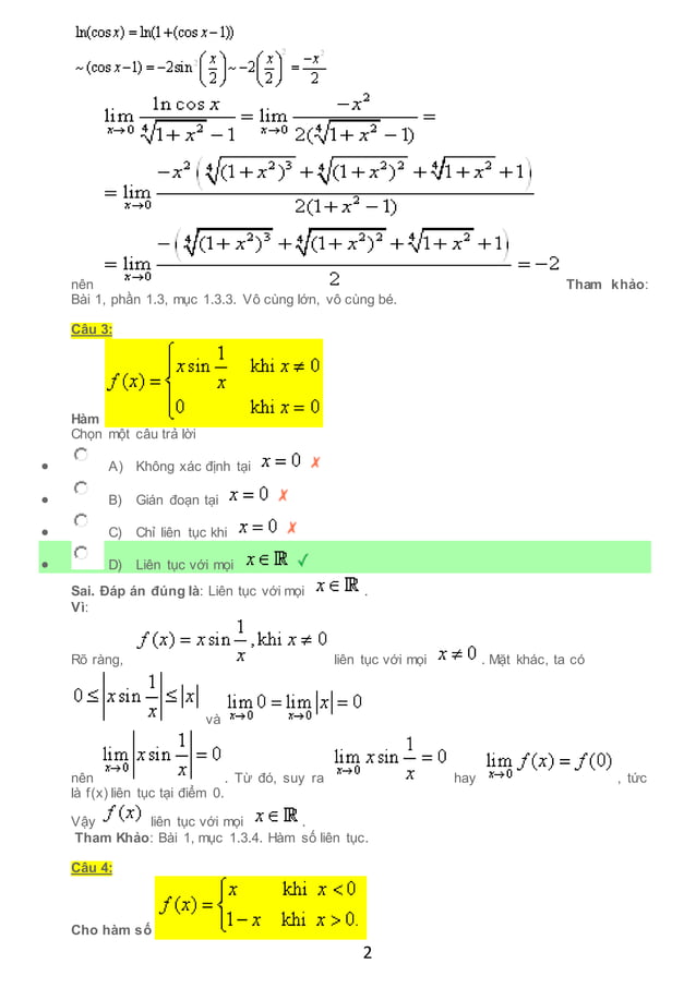MAT101 - LTTN B1 | PDF