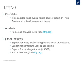 LTTng (EclipseCon 2010) | PPT