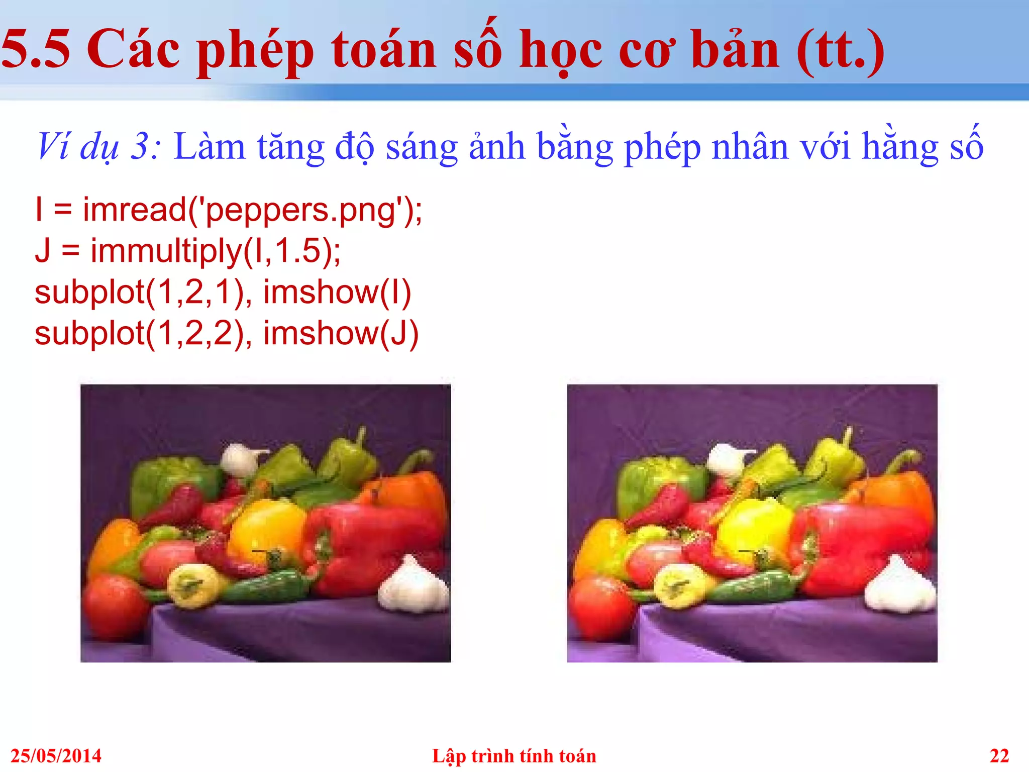Lttt matlab chuong 5 | PDF