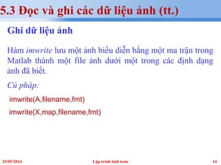 Lttt matlab chuong 5 | PDF