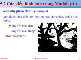 Lttt matlab chuong 5 | PDF