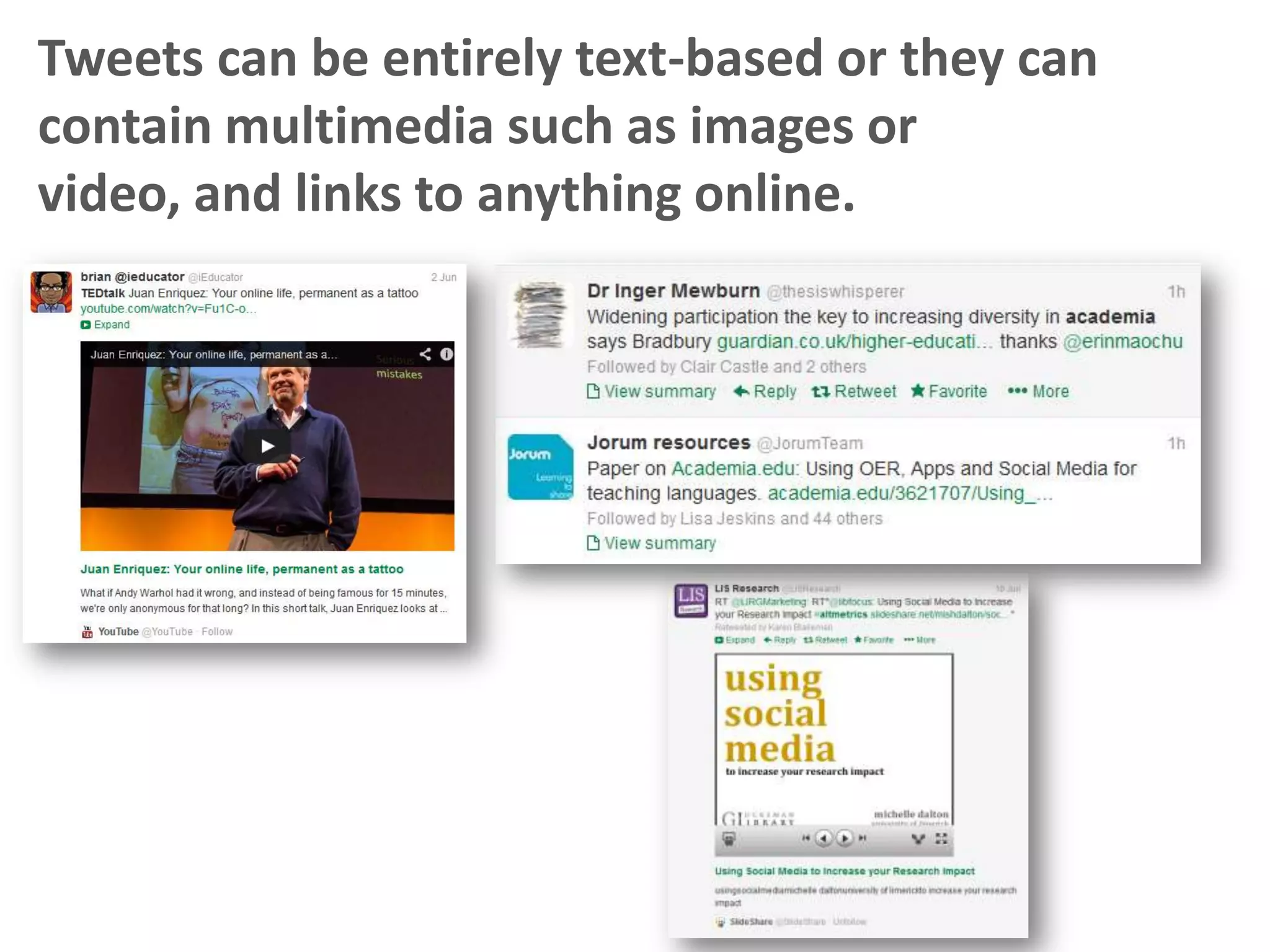 Using Twitter in Academic Teaching | PPTX