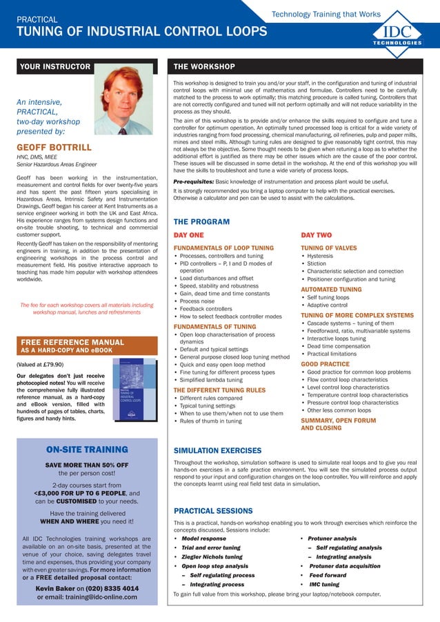 Practical Tuning of Industrial Control Loops | PDF