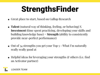 The Uniquely You Course | PPT