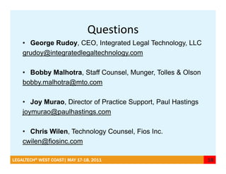 Legal Project Management | PPT