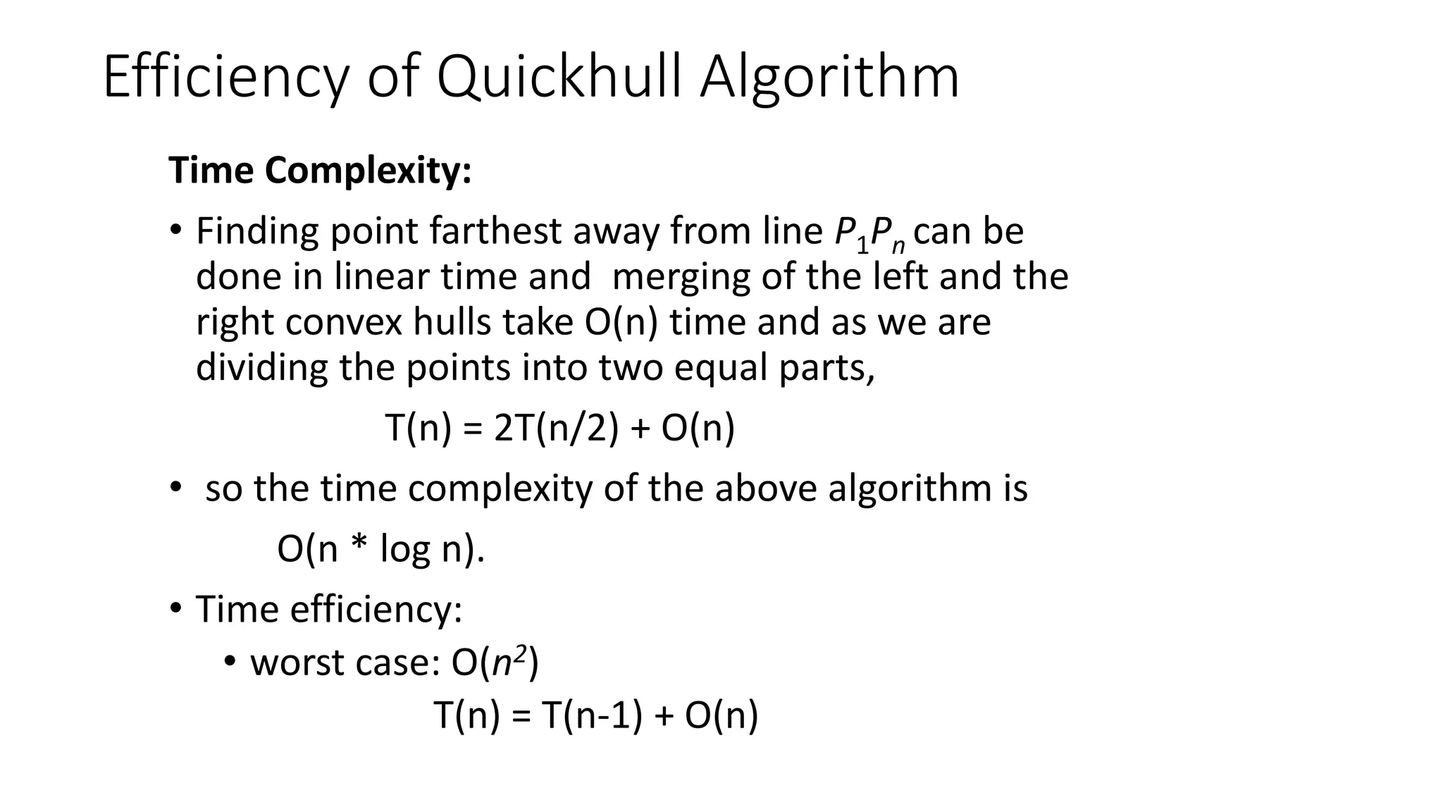 Lu 17 Closest Pair And Convex Hull Using Divide And Conquerpptx 