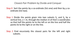 LU-17 Closest pair and convex hull using divide and conquer.pptx | Computing | Technology ...
