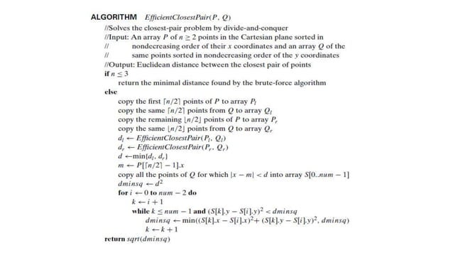 LU-17 Closest pair and convex hull using divide and conquer.pptx | Computing | Technology ...