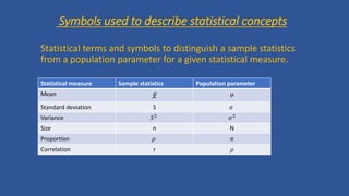 Lu2 introduction to statistics | PPT
