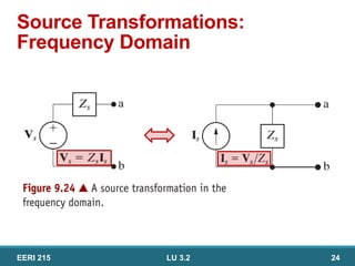 Electric circuits : Source transformation | PDF