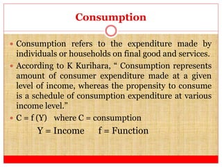 Consumption, Saving and Investment.pptx
