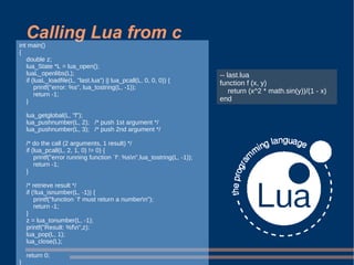 Lua by Ong Hean Kuan | PPT