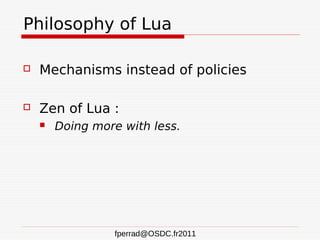 Lua and its Ecosystem | PDF