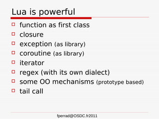 Lua and its Ecosystem | PDF