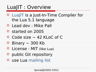 LuaJIT | PPT