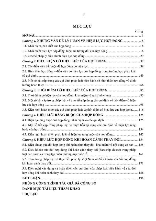 Luan an hieu luc cua hop dong theo qui dinh cua phap luat viet nam | PDF