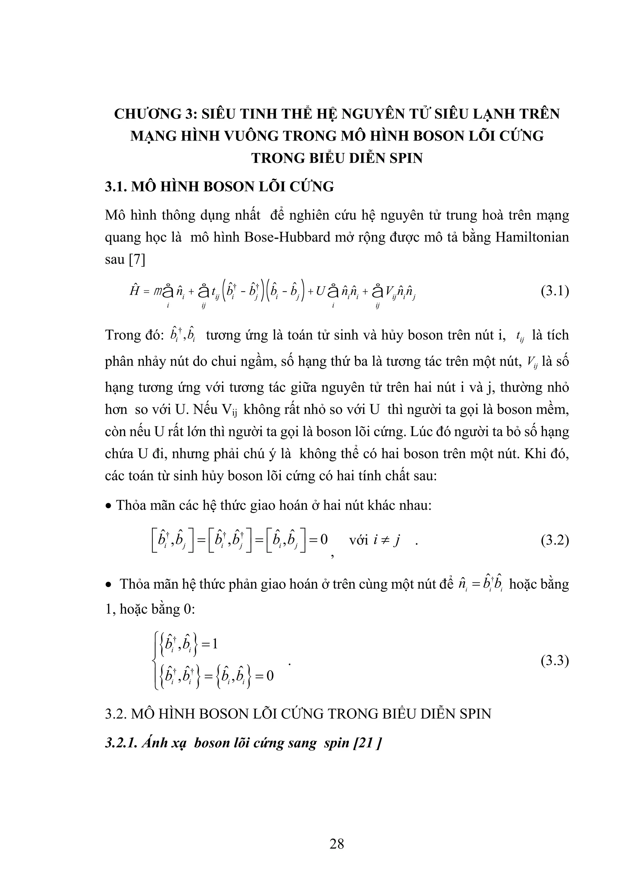 Luận án: Ngưng tụ Bose – Einstein, siêu chảy và siêu tinh thể, HAY | PDF