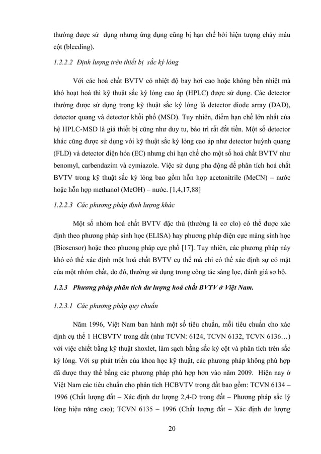 Kỹ thuật QuEChERS GC/MS phân tích dư lượng chất bảo vệ thực vật | PDF