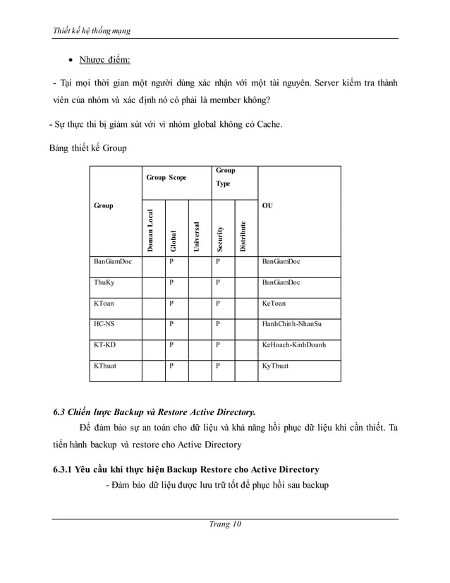 Đề tài: Thiết kế hệ thống mạng cho một công ty, HOT, 9đ | DOC