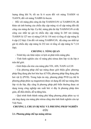 Tính chất của màng phủ nitrua trên nền hợp kim cứng WC-Co, HAY - Gửi ...