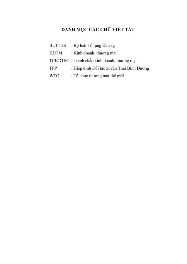 Luận văn: Giải quyết tranh chấp hợp đồng kinh doanh, thương mại | PDF