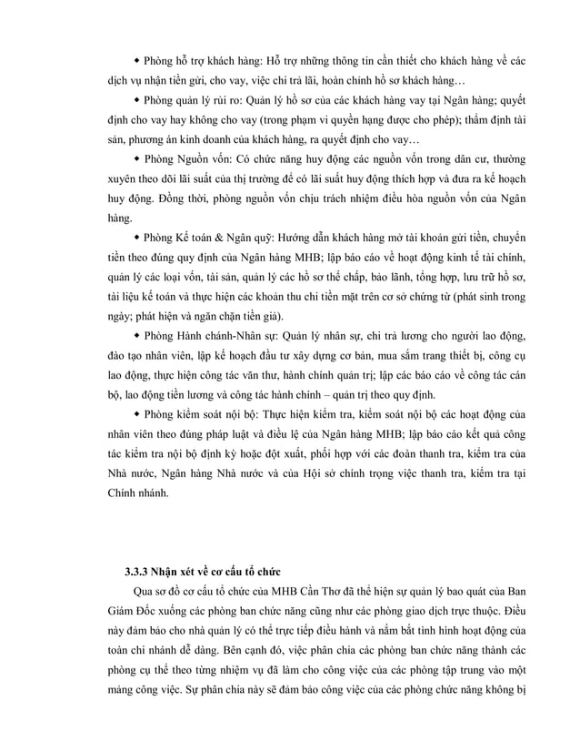 Đề tài: Kết quả hoạt động kinh doanh của Ngân hàng MHB, HAY | PDF