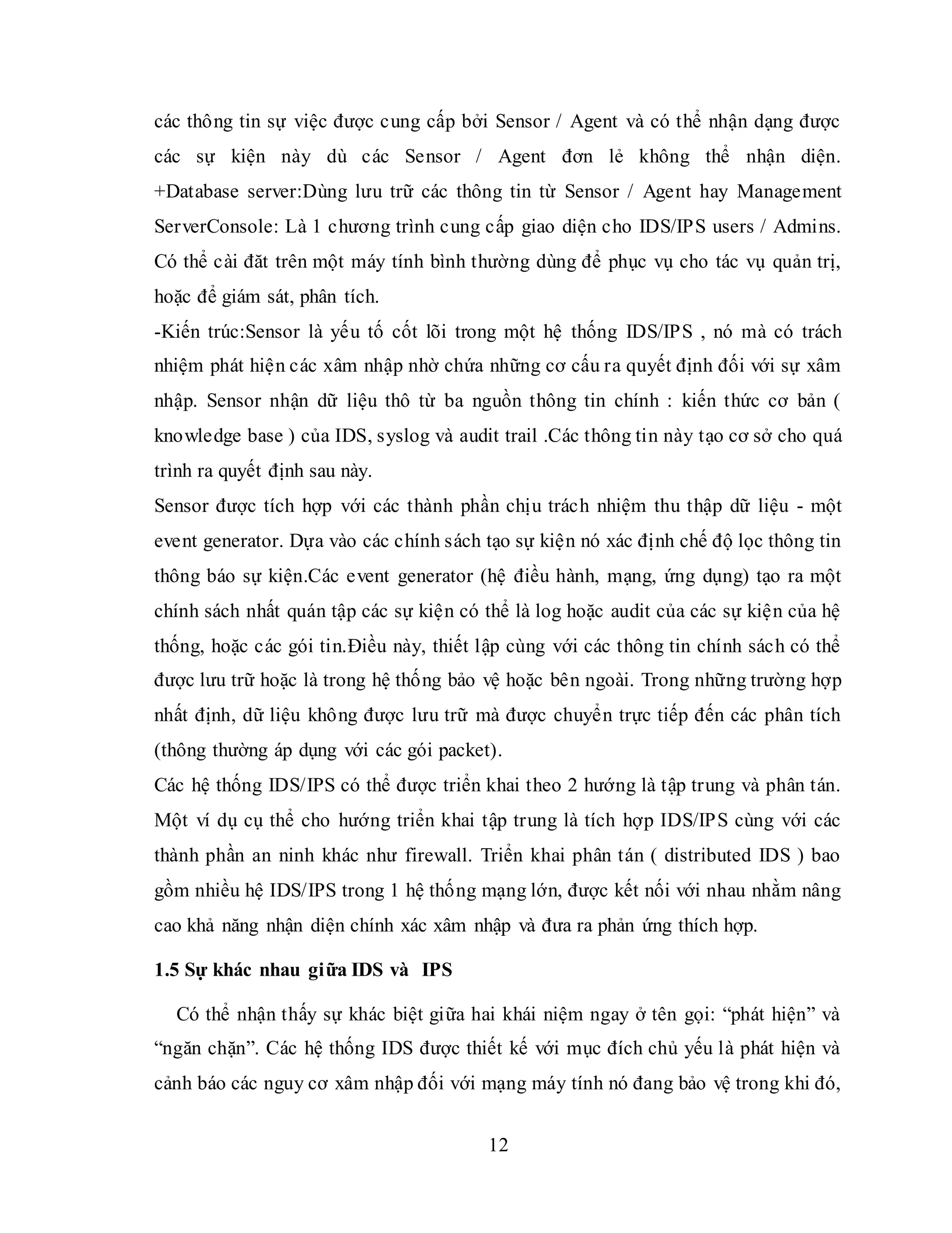 Đề tài: Tìm hiểu hệ thống phát hiện xâm nhập IDS-SNORT, 9đ | DOCX