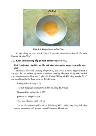 Luận văn: Tổng hợp zeolite 4A từ cao lanh, HAY, 9đ | PDF