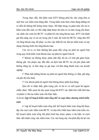 Đề tài: Quy trình kiểm toán khoản mục nợ phải trả người bán, HAY | DOCX