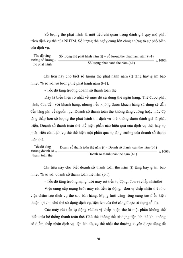 Luận văn: Phát triển dịch vụ thẻ tại Ngân hàng BIDV, HAY, 9d | PDF