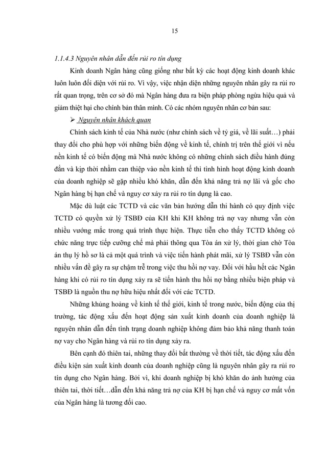 Luận văn: Quản trị rủi ro Tín dụng tại Ngân hàng Vietinbank, 9d | PDF