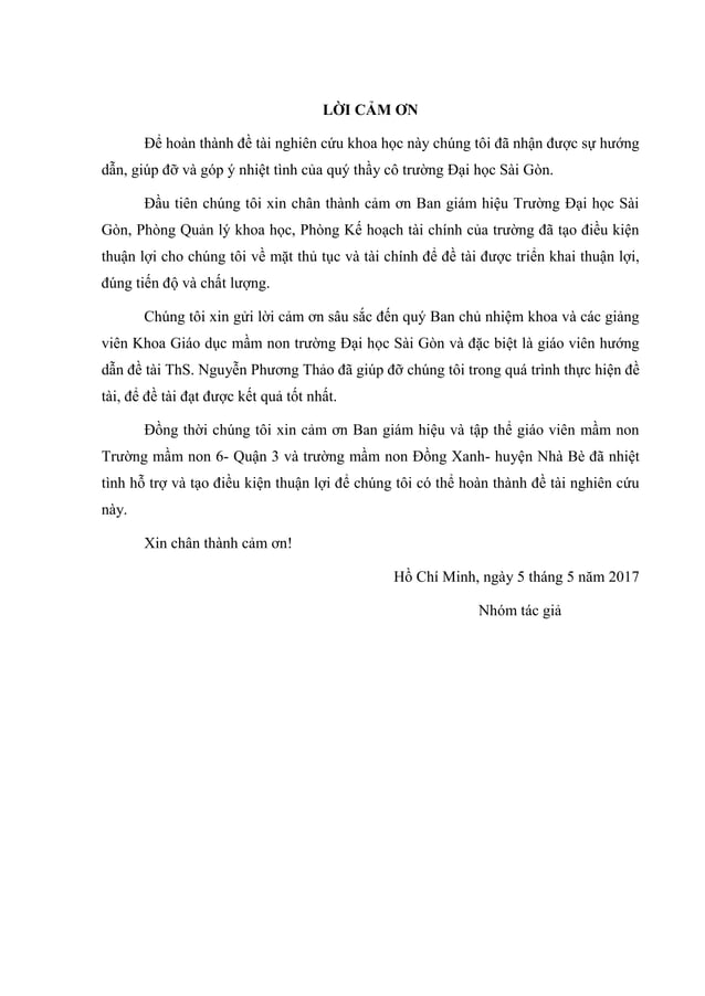 Đề tài: Thực trạng hứng thú của trẻ mẫu giáo với hoạt động ca hát | PDF