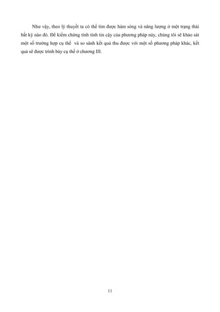 Đề tài: Giải phương trình schrödinger dừng bằng thời gian ảo, HAY | PDF