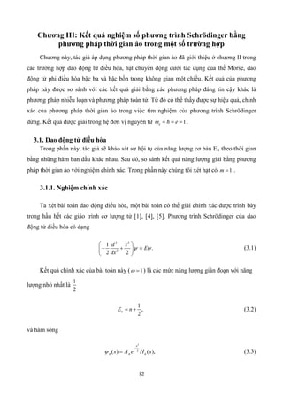 Đề tài: Giải phương trình schrödinger dừng bằng thời gian ảo, HAY | PDF