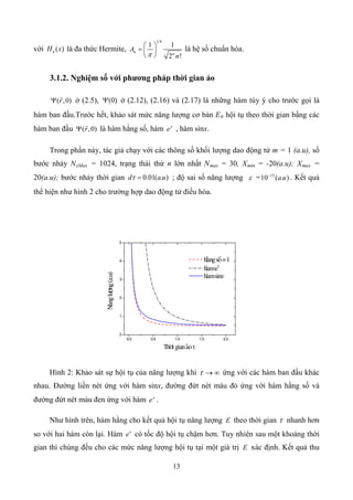 Đề tài: Giải phương trình schrödinger dừng bằng thời gian ảo, HAY | PDF