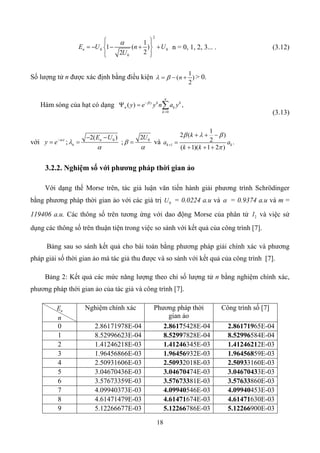 Đề tài: Giải phương trình schrödinger dừng bằng thời gian ảo, HAY | PDF