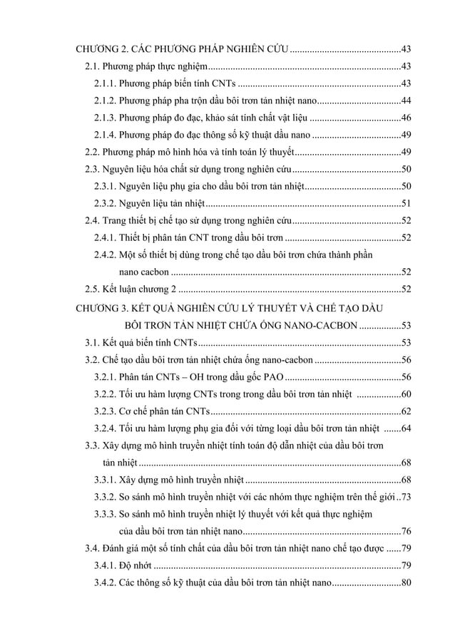 Nghiên cứu chế tạo dầu bôi trơn tản nhiệt chứa ống nano-cacbon | PDF