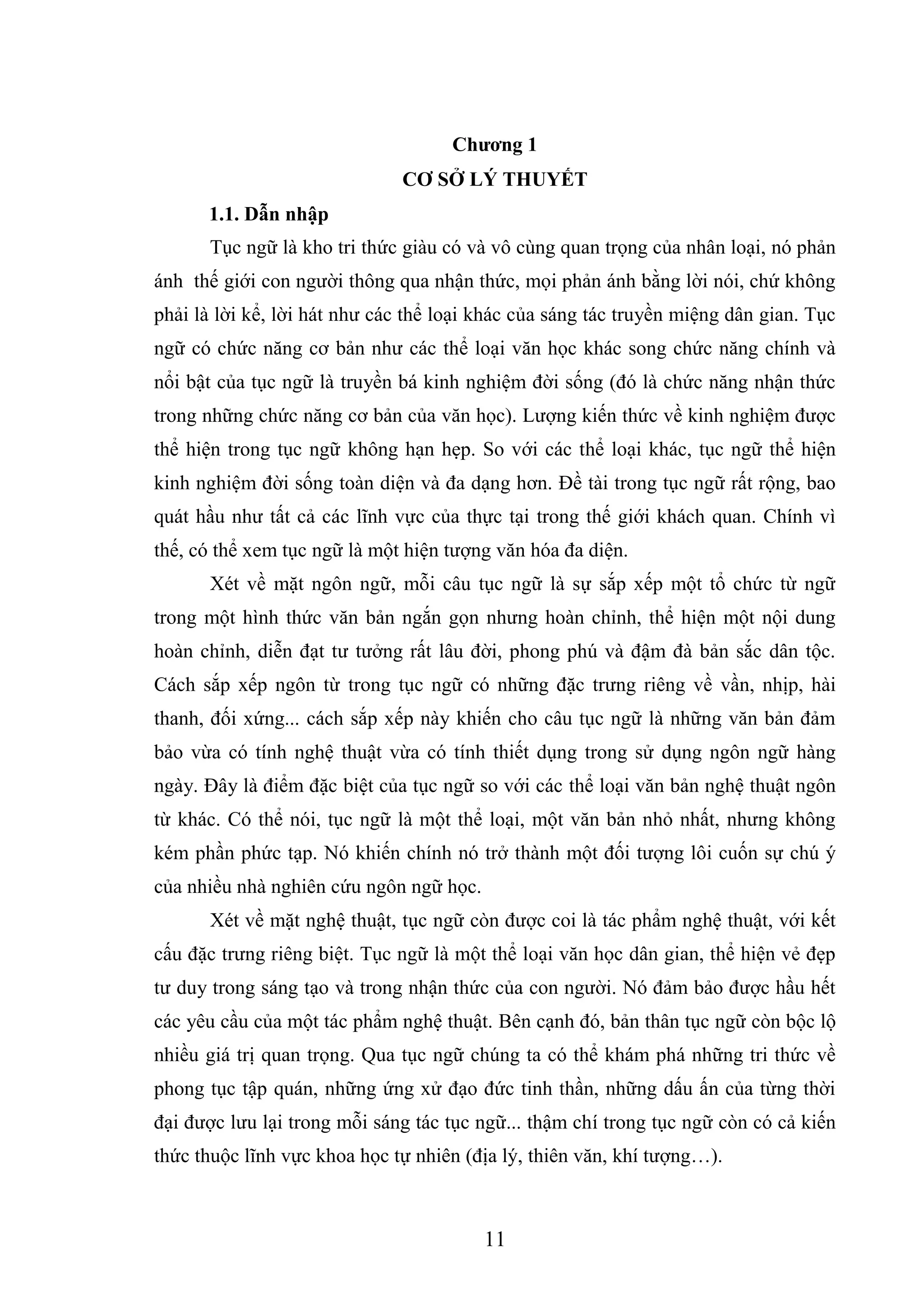 Luận văn: Đặc điểm tục ngữ tiếng Mường, HAY, 9đ | PDF