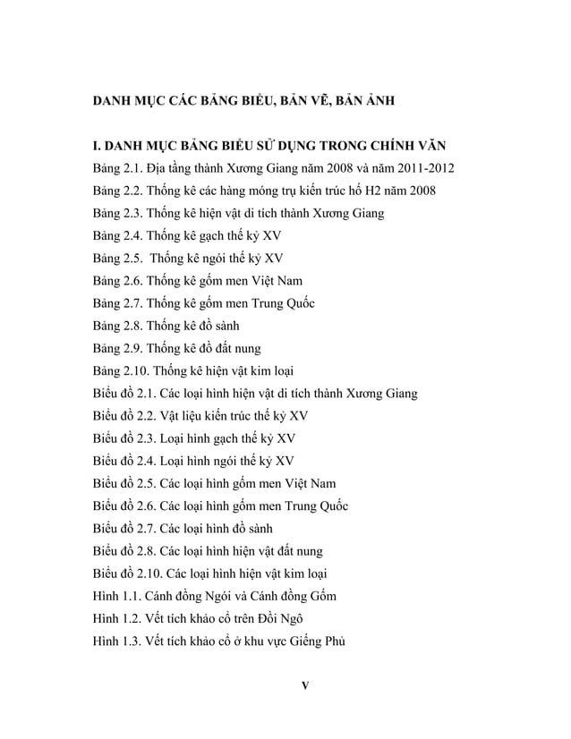 Luận văn: Di tích thành Xương Giang (Bắc Giang) qua hai lần khai quật | PDF