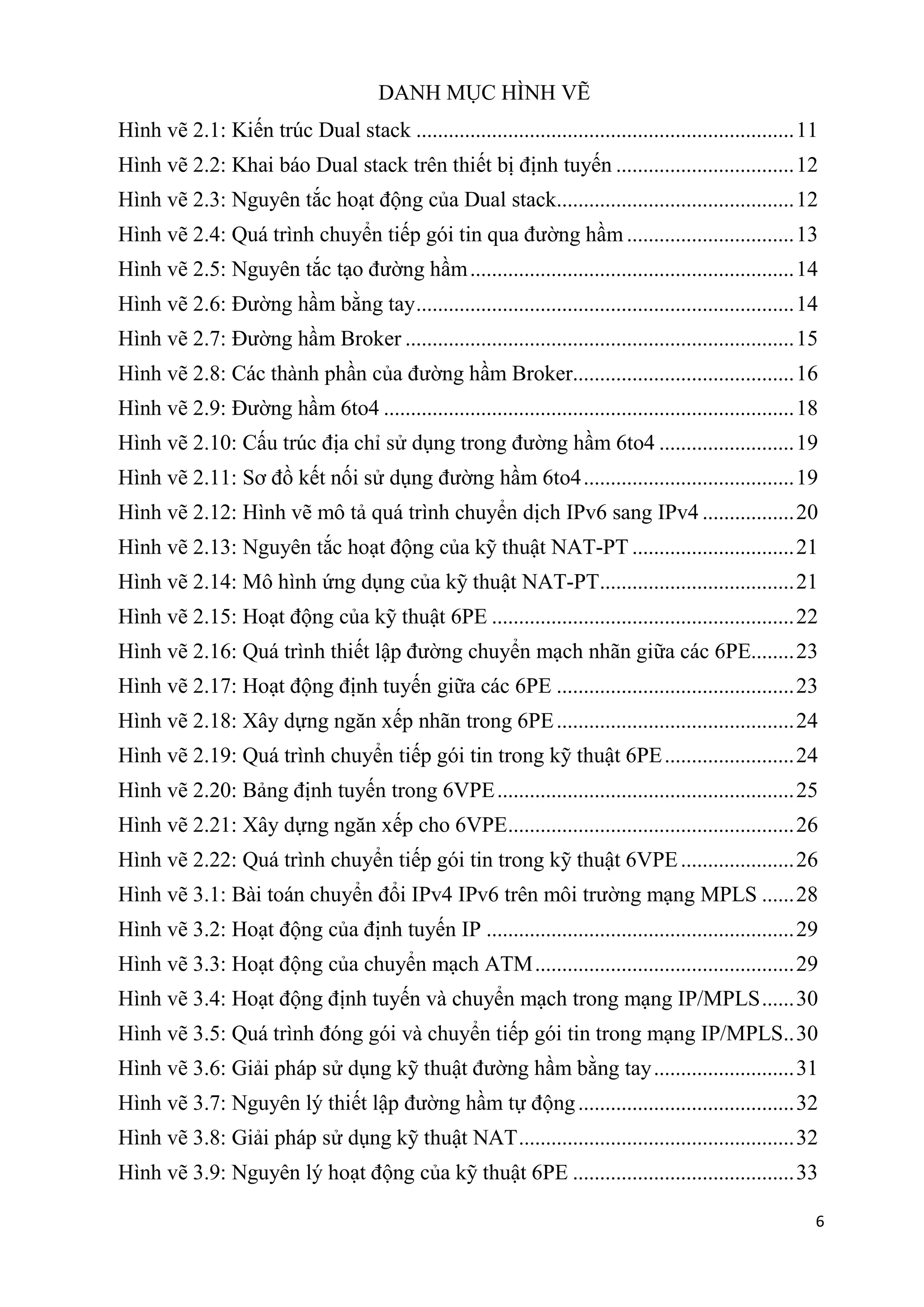 Luận văn: Kỹ thuật chuyển đổi Dual Stack 6vpe từ Ipv4 sang Ipv6 | PDF