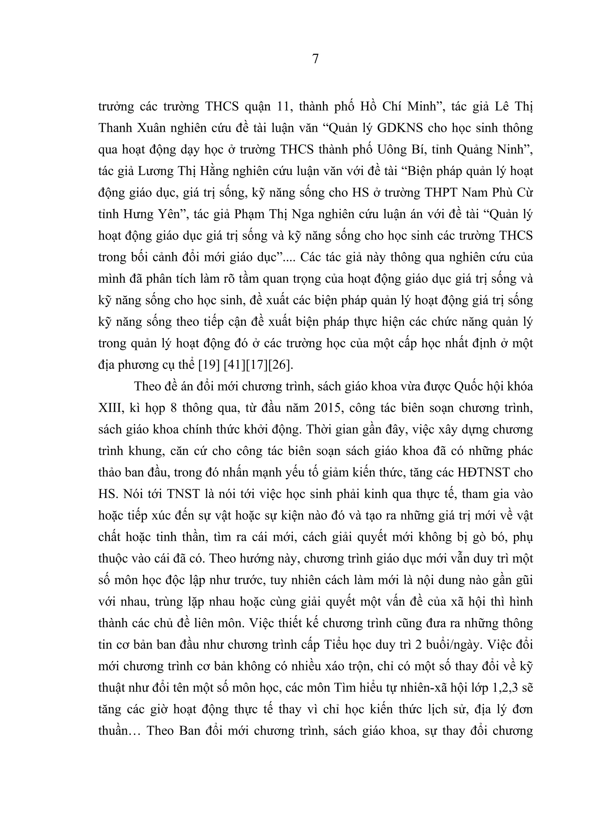 Luận văn: Quản lý hoạt động trải nghiệm sáng tạo cho học sinh trong các trường Tiểu học huyện ...