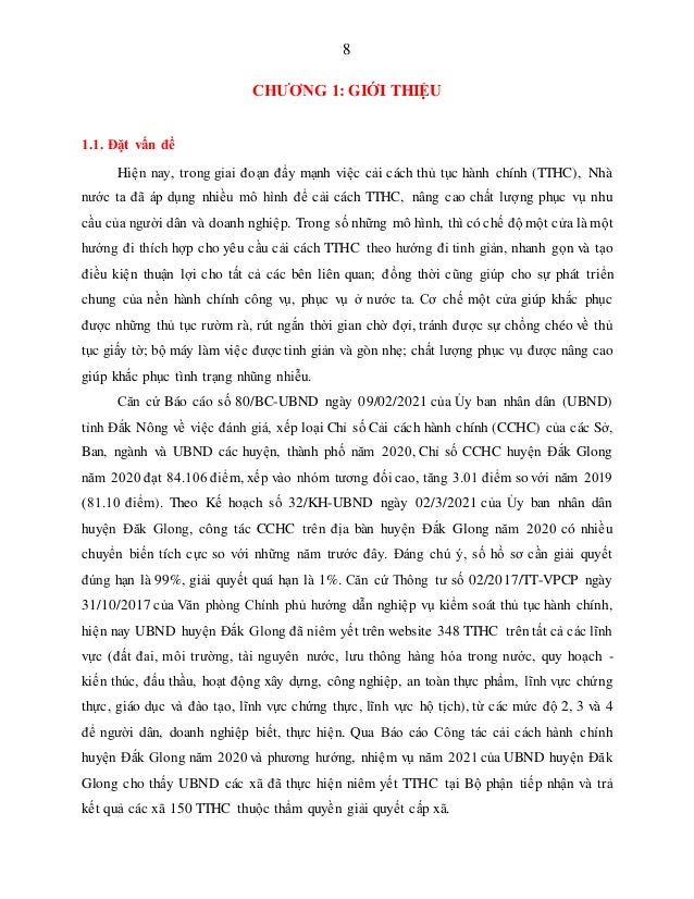 Luận văn sự hài lòng của người dân đến dịch vụ một cửa tại ubnd | PDF